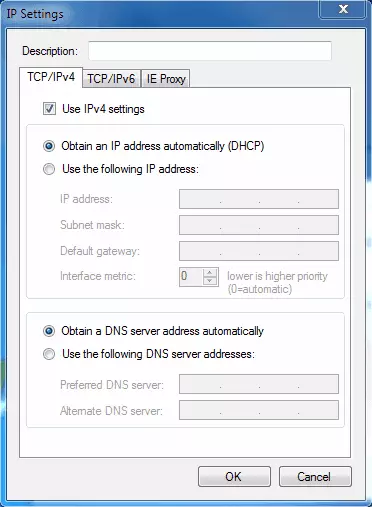 IP स्विचर के साथ IP पता बदलें