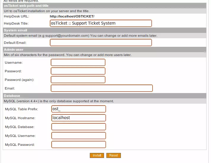 Installieren Sie osTicket für ein kostenloses (Open Source) Helpdesk-Tool