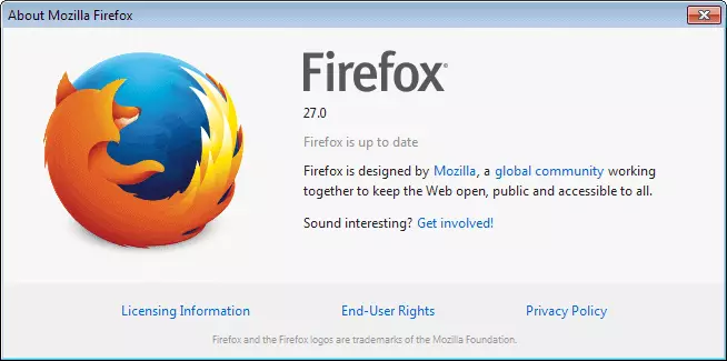 Firefox 27- အသစ်သောအရာကို ရှာဖွေပါ။