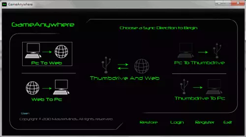 راند کي محفوظ ڪرڻ جي ٺاھ جوڙ synchronizer