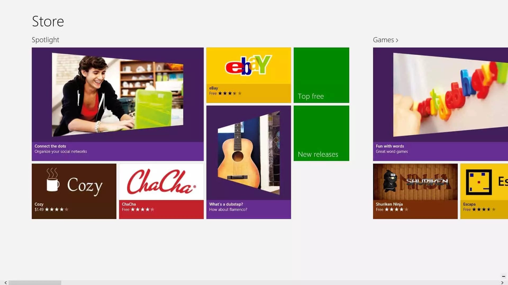 Windows Store'il on oma probleemid