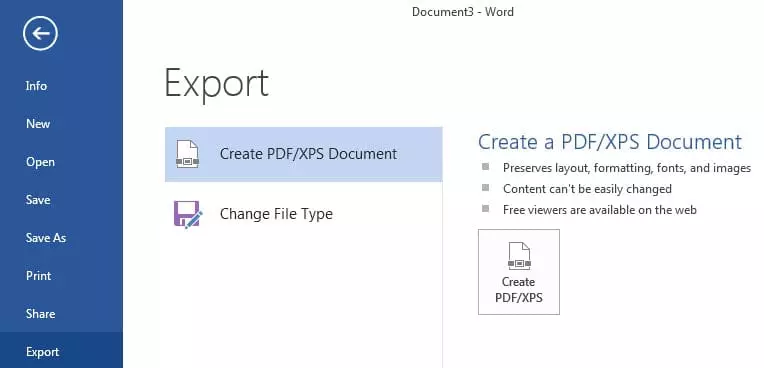 export rau pdf chaw ua haujlwm