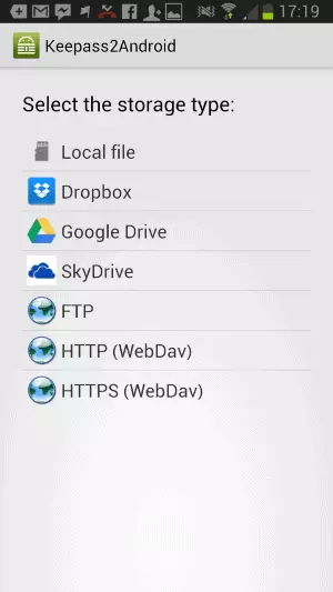 Keepass2accesso remoto Android