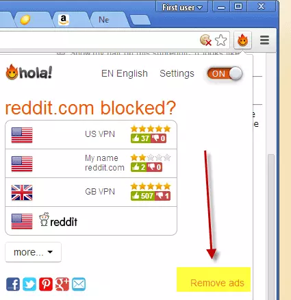 Hola Unblocker таны зочилдог вэб сайтууд дээр байрлуулсан зарыг хэрхэн устгах вэ