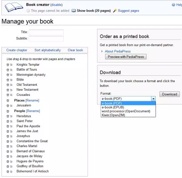 wikipedia ebook downloaden