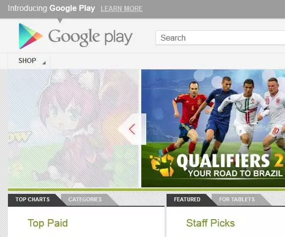 Google begynner å rulle ut Play Store-oppdatering