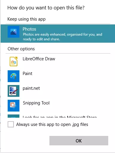 Windows 11 otvoriti s dijaloškim okvirom