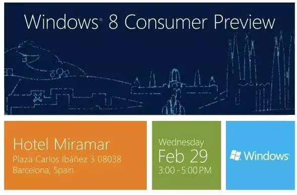 Windows 8 Consumer Preview o le a Fa'asalalauina [Fa'afouina] 3649_1