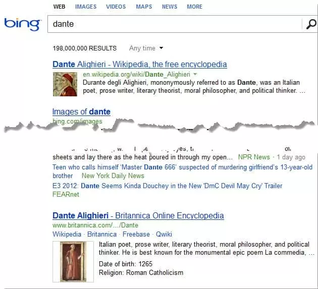 Bing encyclopedia Britannica