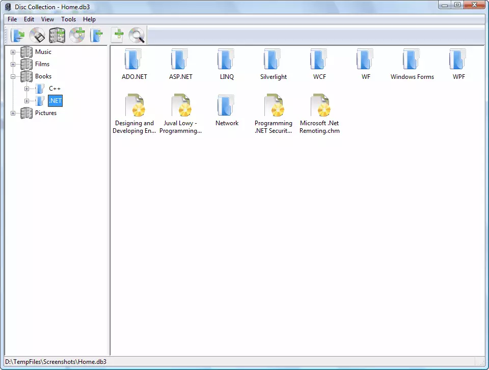 Disc Collection Software