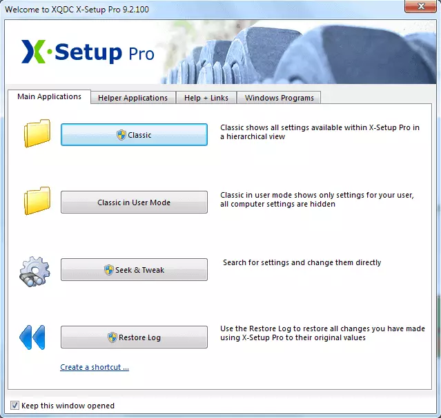 Windows Tweaker X-Setup Pro Now Freeware, mer eller mindre