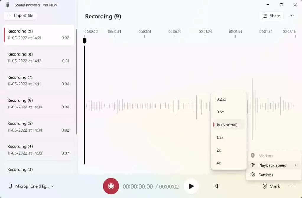 Sound Recorder Windows 11