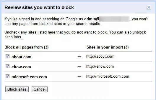 блокувати сайти