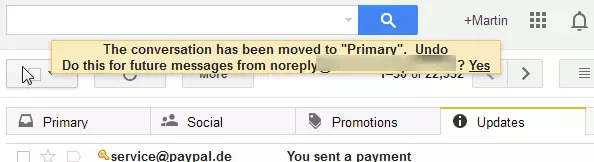 Жаңа Gmail интерфейсінде электрондық хаттарды жіберіп алмағаныңызға қалай көз жеткізуге болады