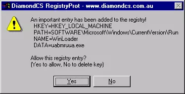 Windowsi registri kaitse