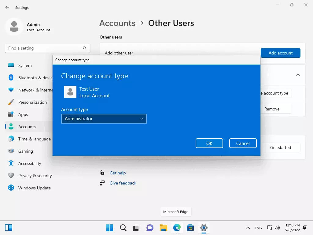 Come utilizzare gli account locali sui dispositivi Windows 11 versione 22H2 398_8