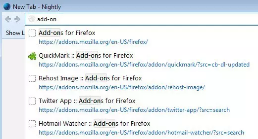 แสดงผลแถบตำแหน่งเมื่อแก้ไขข้อผิดพลาดใน Firefox 3