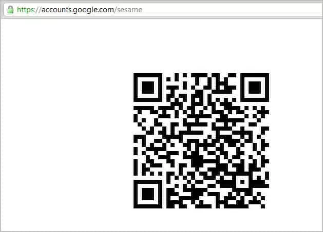 Prijavite se v Google s pametnim telefonom in kodo QR