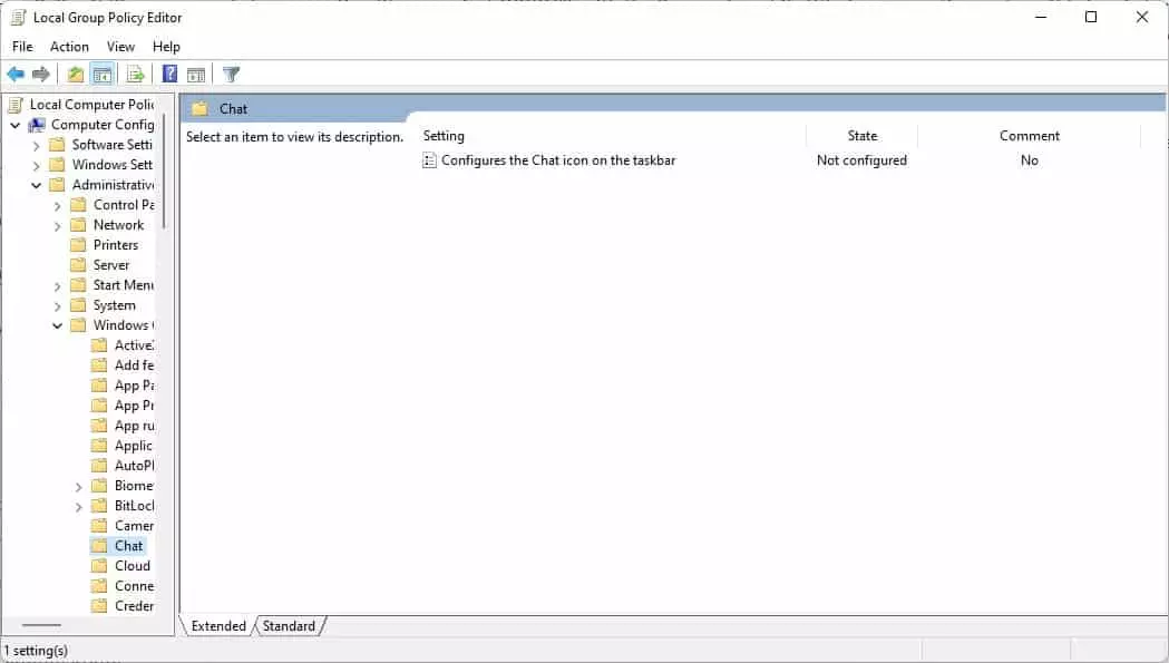 Rühmapoliitika redaktor operatsioonisüsteemis Windows 11