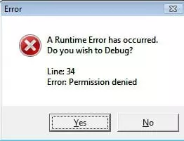 isang runtime error ang naganap