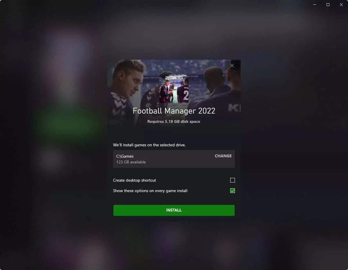 將Xbox遊戲安裝在不同的文件夾中