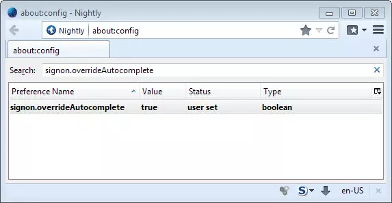 Firefox 29: bewarje en folje autocomplete="off" wachtwurden yn