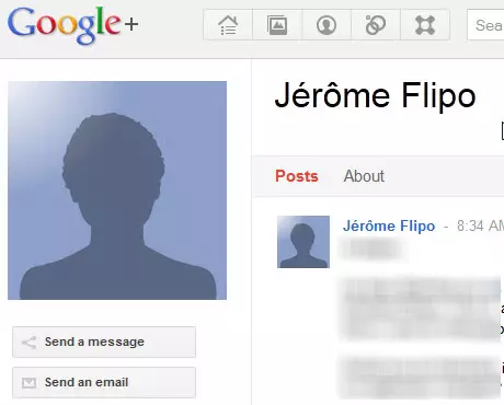 google+ invia un messaggio