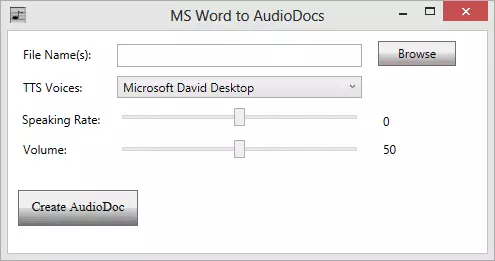 Escolteu els vostres documents de Word amb AudioDocs