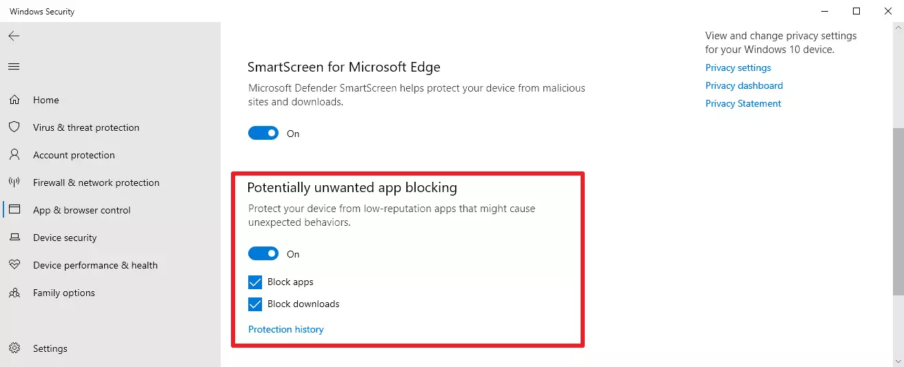 Windows 10 blockiert jetzt standardmäßig potenziell unerwünschte Apps