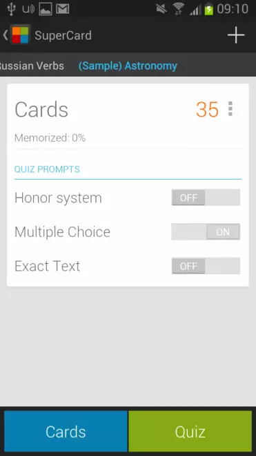 supercards flashcards