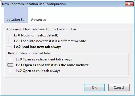 firefox nei Tab Location Bar