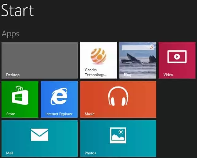 ikona spletnega mesta Windows 8