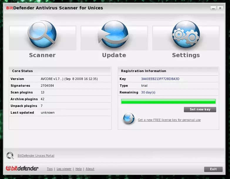 Bitdefender: Linux antivirus natao tsotra 4613_1
