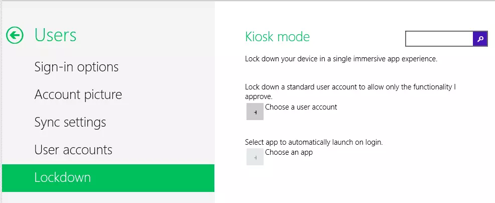 O le a le uiga o le 'Kiosk Mode' ile Windows 8.1?