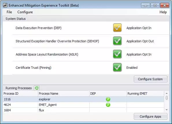 Microsoft корпорациясы Enhanced Mitigation Experience Toolkit (EMET) 4.0 бета нұсқасын шығарады