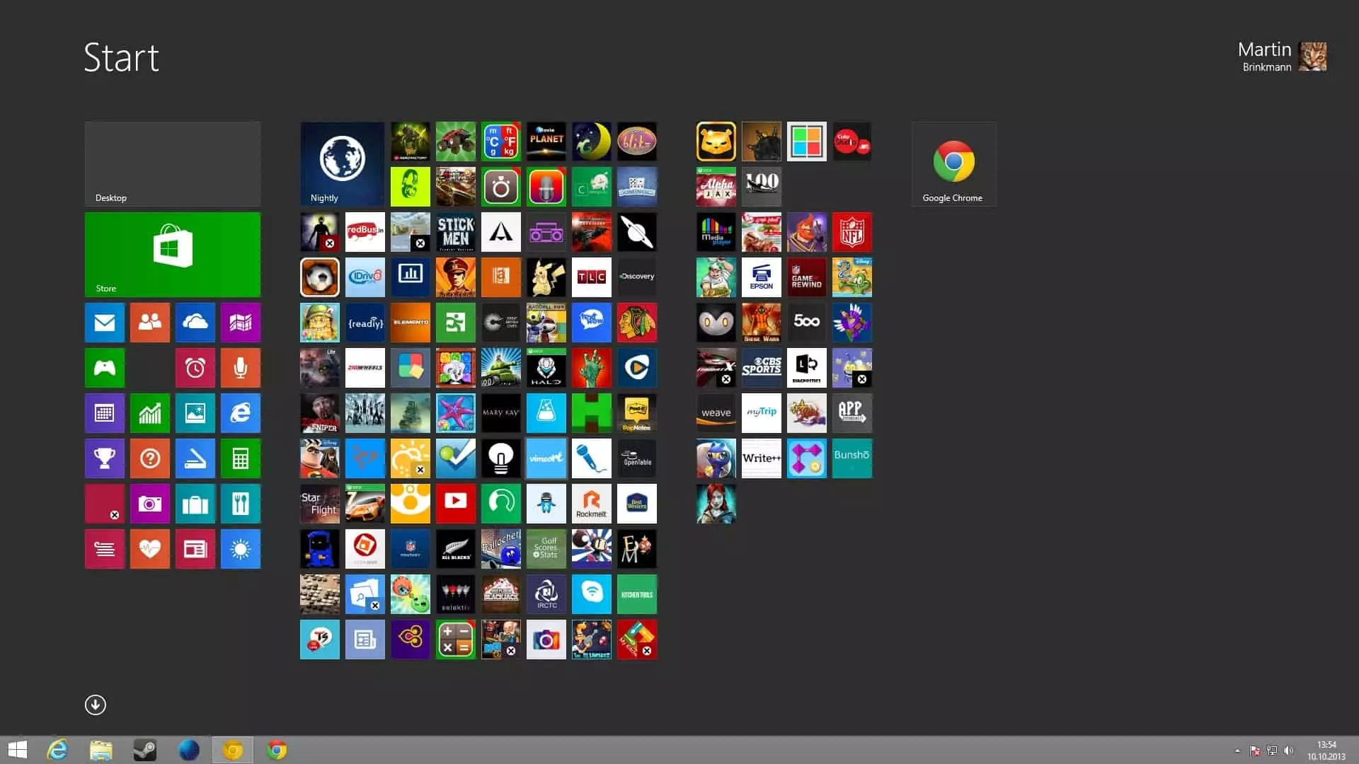 StartIsBack+ iżid taskbar ma’ Start Screen fuq Windows 8.1