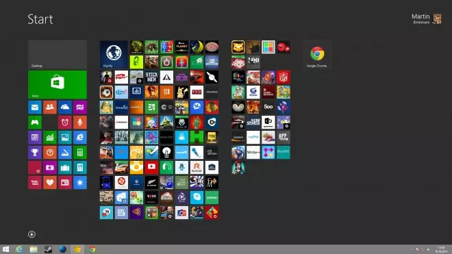 Startisback+ Startbildschirm der Windows-Taskleiste