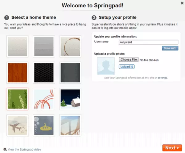 Springpad fournit une alternative de prise de notes quotidienne à Evernote, OneNote