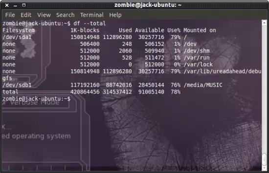 Bruke Linux df-kommandoen 5115_4