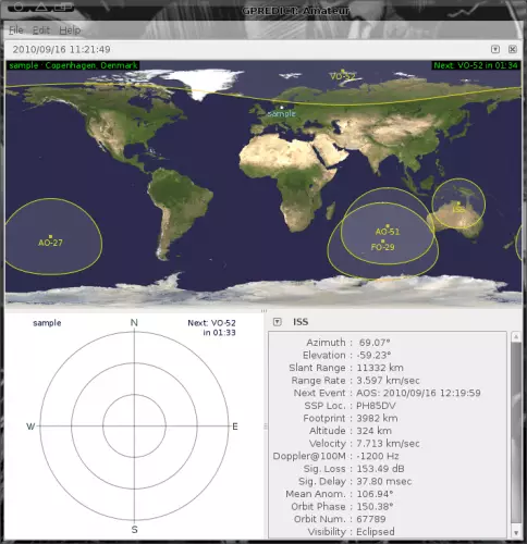Spåra satelliter med Gpredict 5224_1