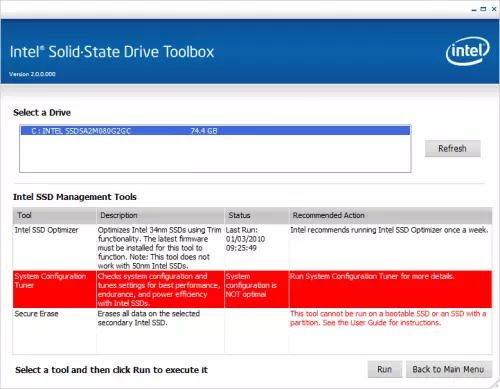 intel solid state drive toolbox