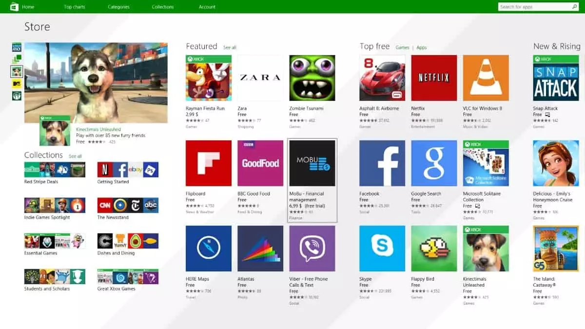 Microsoft ya saki sabuntawar Store na Windows don Windows 8.1 Update 1