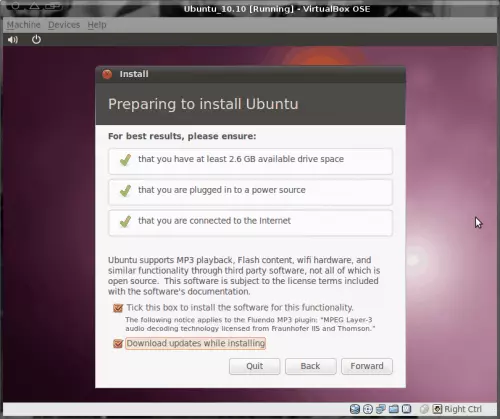 Ubuntu 10.10 першы пік 5277_1