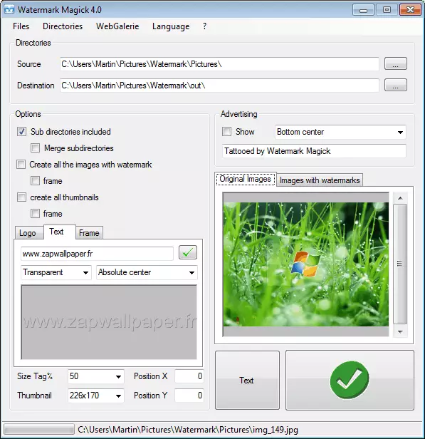 Watermarking Digital Dengan Watermark Magick