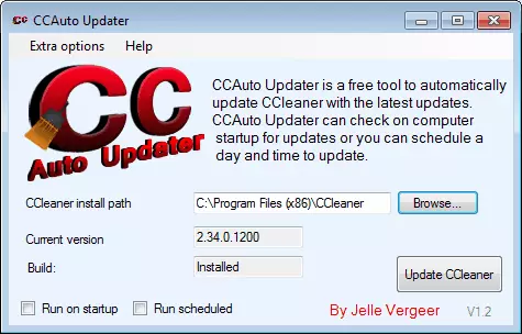 ccleaner 자동 업데이터