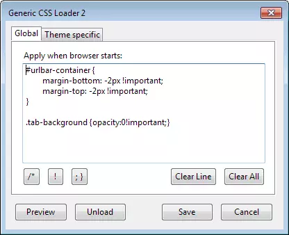 chargeur css générique 2