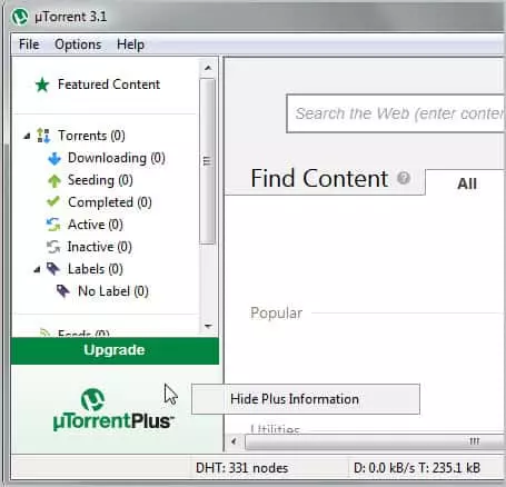 utorrent प्लस