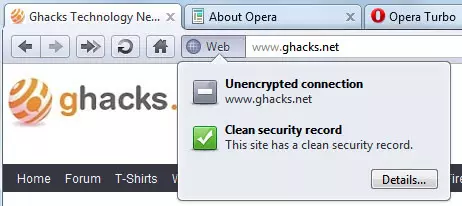 Opera 11 ปรับปรุงฟิลด์ที่อยู่, การปรับท่าทางของเมาส์, เพิ่มตัวเลือกส่วนขยาย