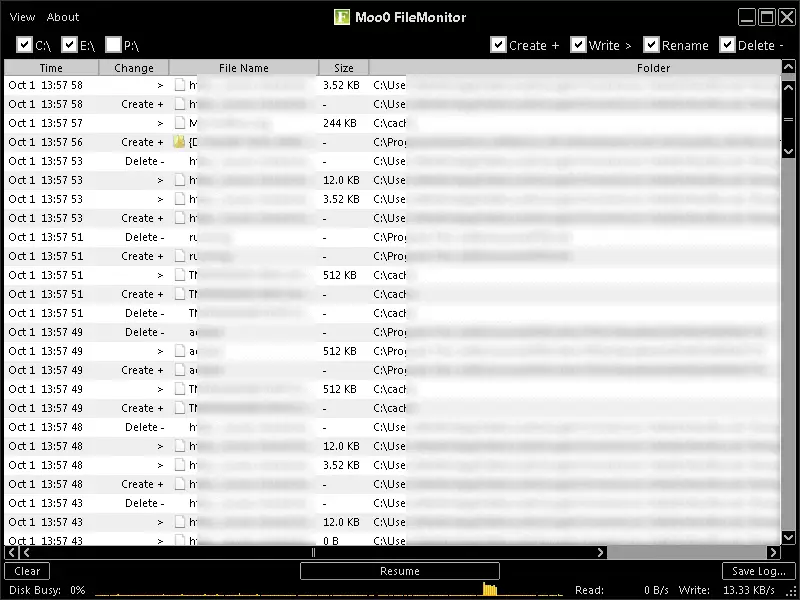 Monitor lêertoegang met Moo0 FileMonitor