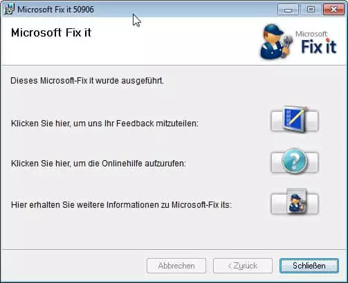 Microsoft fixit wyłącza pasek boczny gadżetów